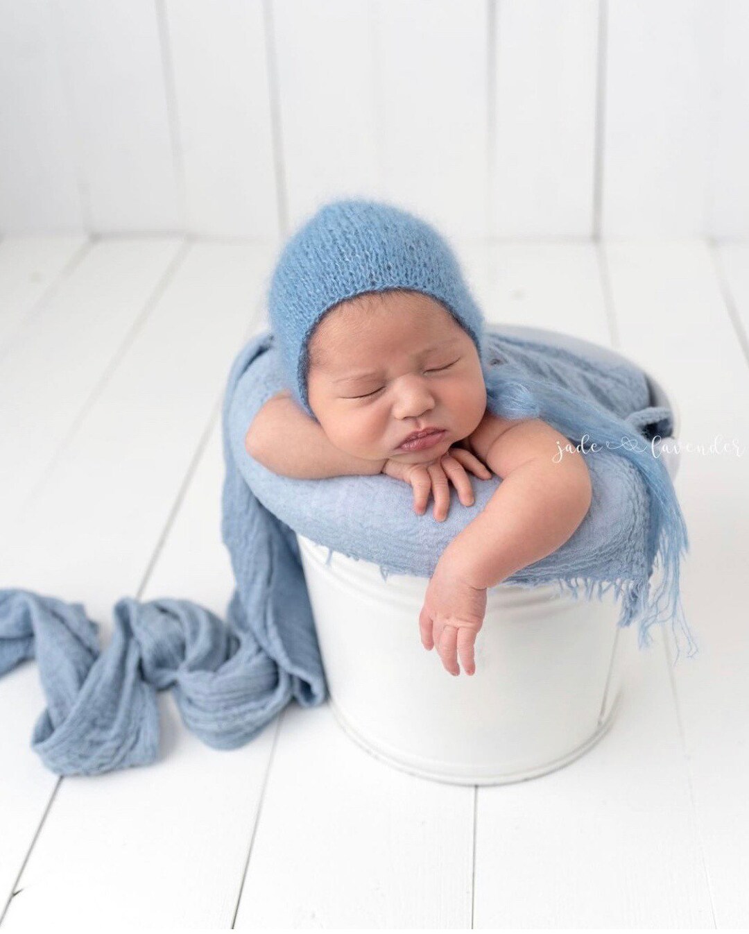 Newborn Mohair Bonnet, Blue Baby Bonnet, Cream Girl Bonnet, Green ...