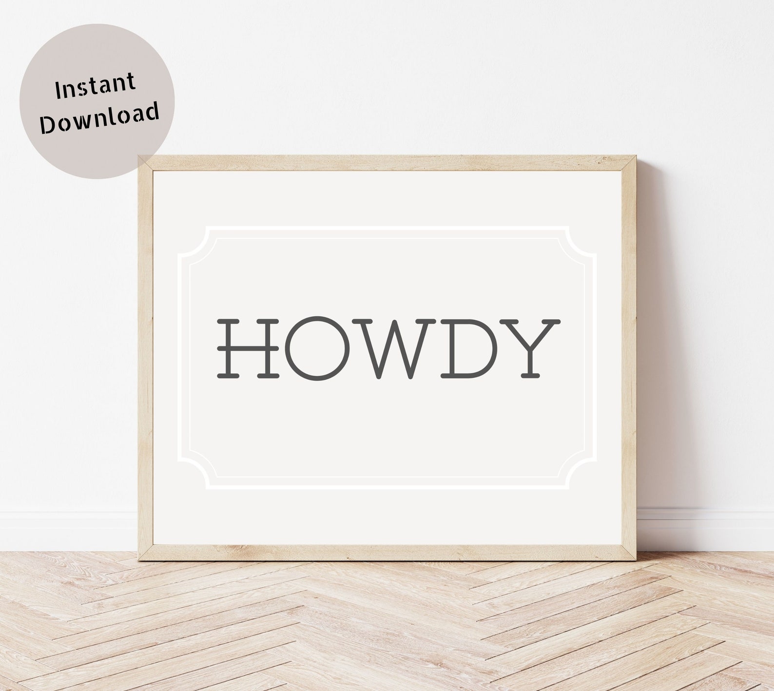 Howdy Wall Art Printable, Howdy Printable, Boys Bedroom Print, Nursery ...