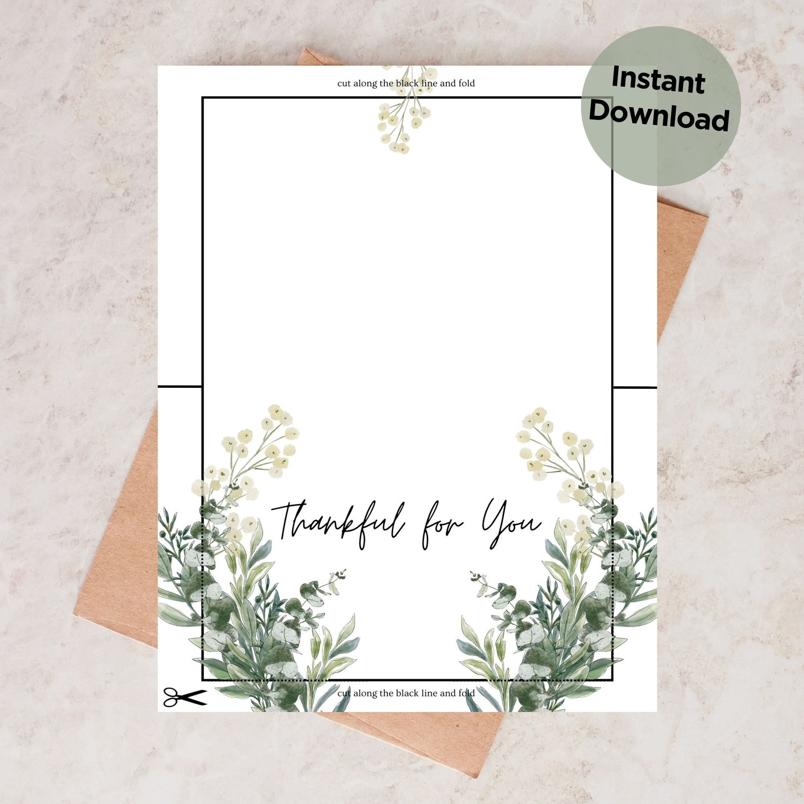 Printable Thank You Card, Thank You Teacher, Printable Appreciation ...