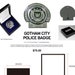 Nolan Trilogy Chrome Metal GPD Police Badges - Etsy