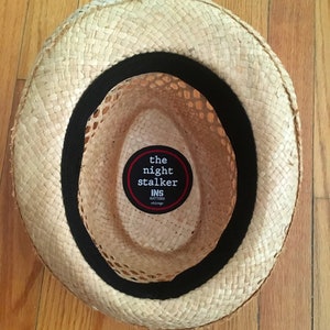 Night Stalker Kolchak Style Vented Straw Raffia Hat Screen Accurate ...