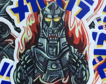 Mechagodzilla Sticker - Etsy
