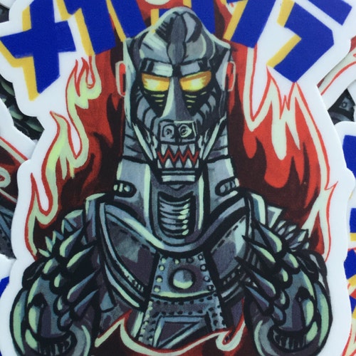 Mechagodzilla STICKER Godzilla Gojira Kaiju Movie Monster | Etsy
