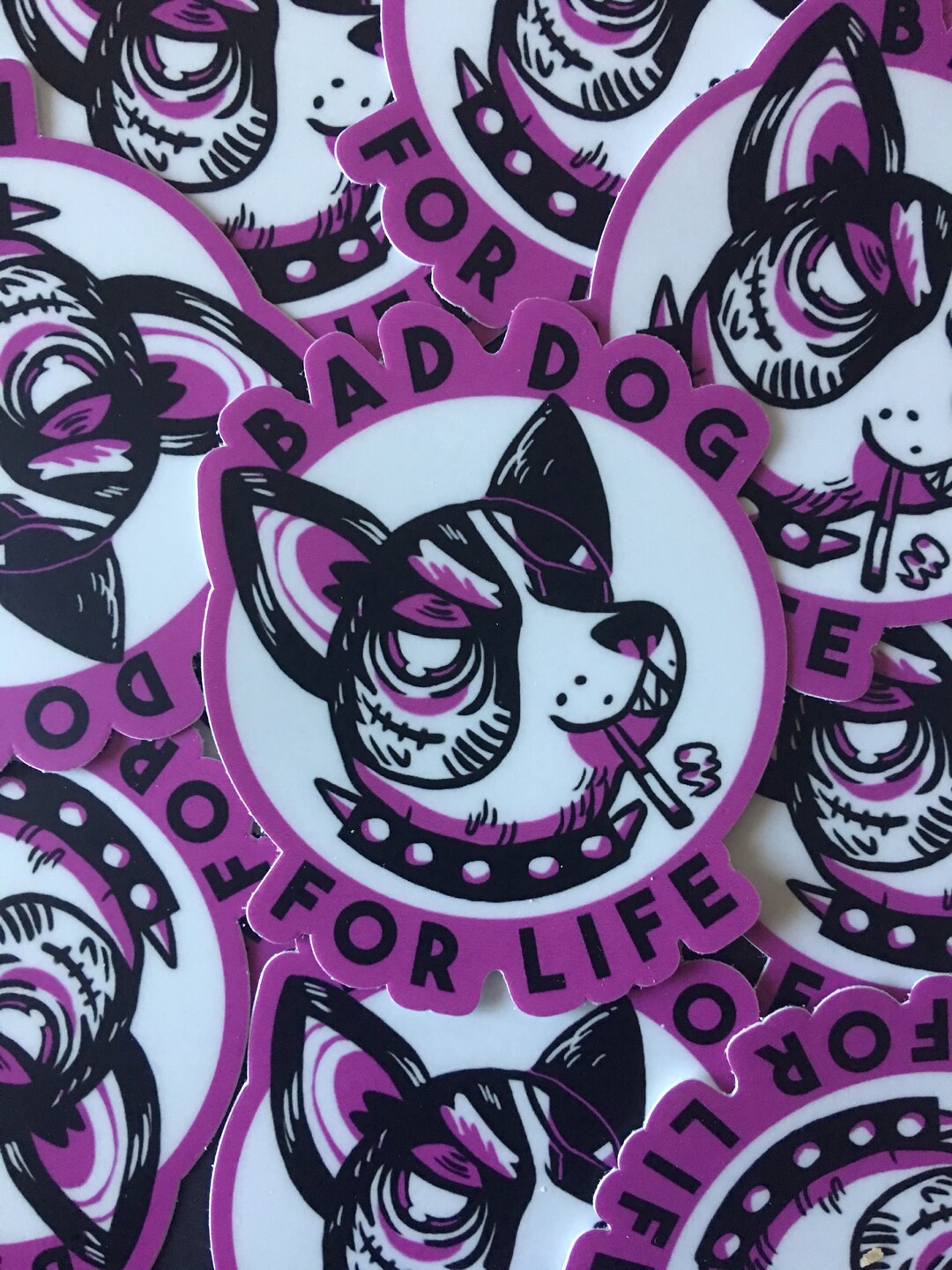 Bad Dog Sticker - Etsy