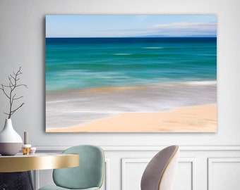 Abstract Pacific Coast Nautical Home Decor Print California | Etsy