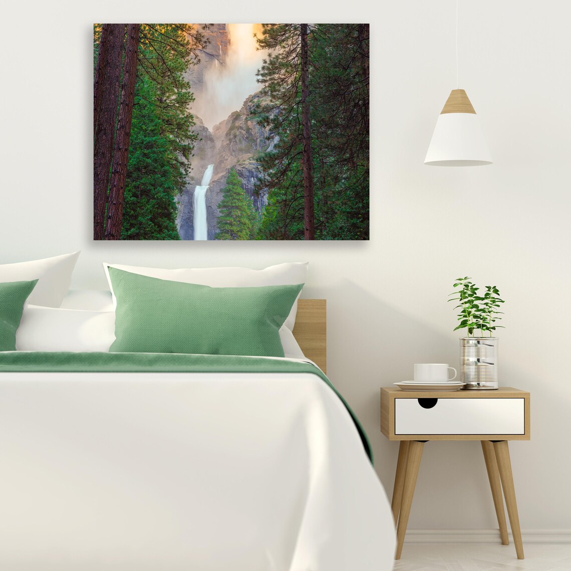 Yosemite Falls Print Yosemite Photo Waterfall Canvas | Etsy