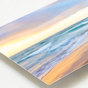 Ocean Metal Print, Monterey Metal Home Decor, Beach Abstract Metal ...