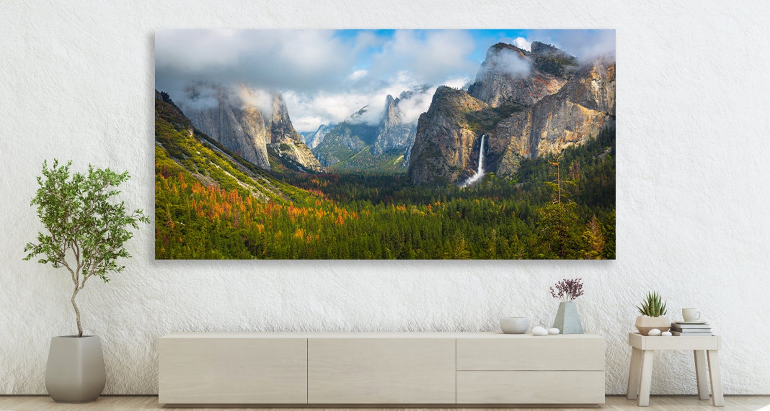 Large Yosemite Canvas Art Yosemite National Park Mountain | Etsy