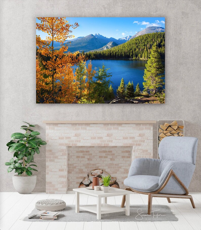 Large Colorado Photograph, Autumn Landscape Print, Rocky Mountain ...