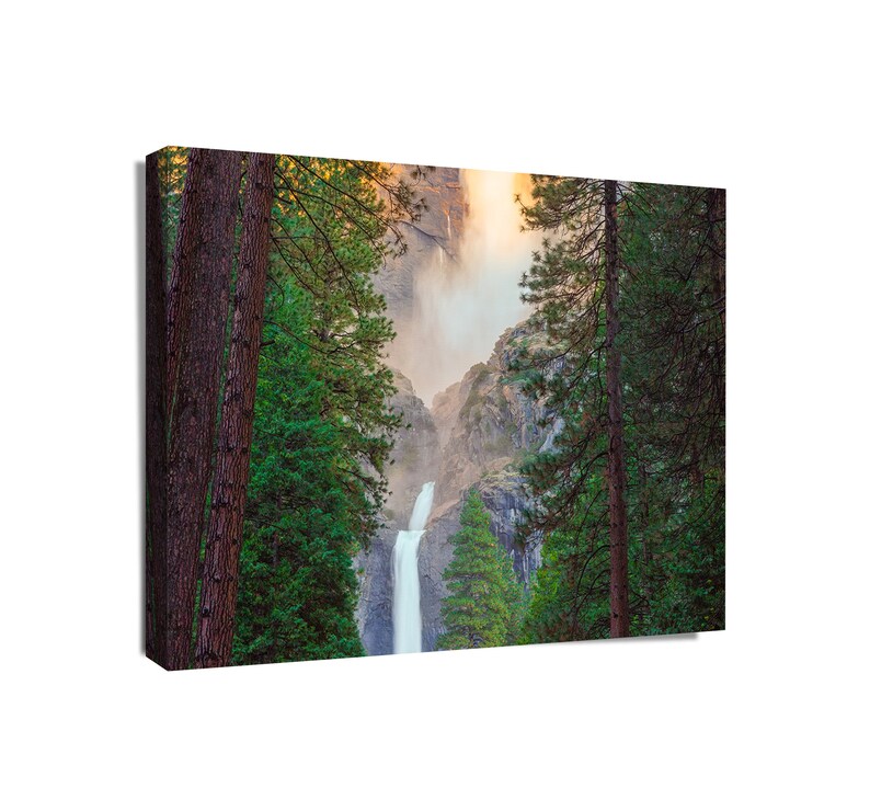 Yosemite Falls Print Yosemite Photo Waterfall Canvas - Etsy