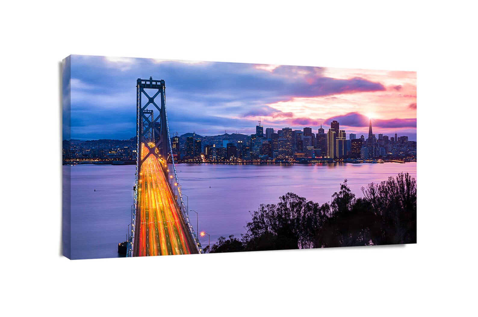 Bay Bridge Giant Canvas Print USA Architecture Wall Art San - Etsy
