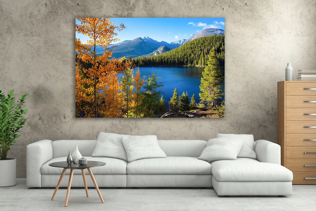 Large Colorado Photograph, Autumn Landscape Print, Rocky Mountain ...