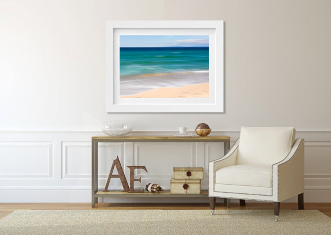 Sea Waves Decor, California Seascape Abstract Photography, Big Sur ...