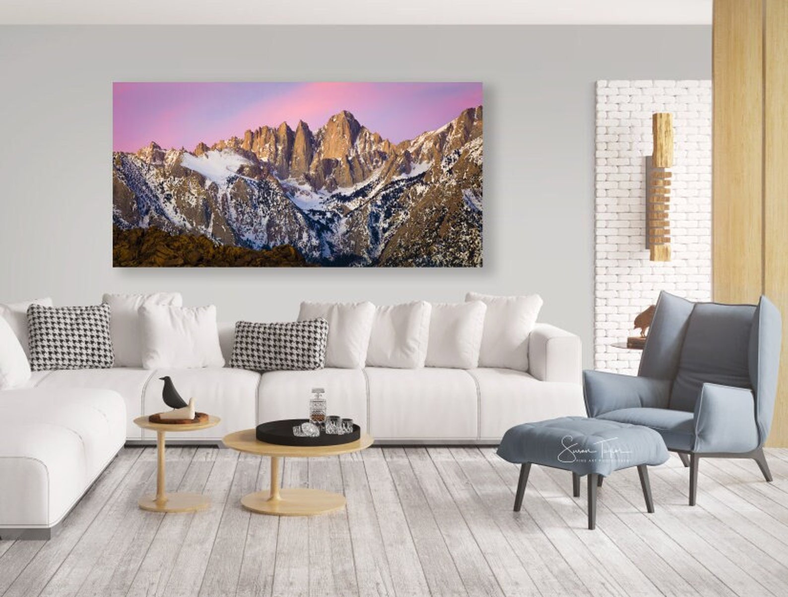 Mt. Whitney Panorama Mount Whitney Print Large Canvas Art - Etsy