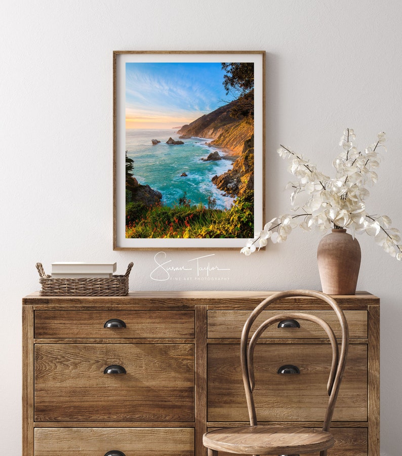 California Beach Photo Big Sur Print Travel Photography - Etsy