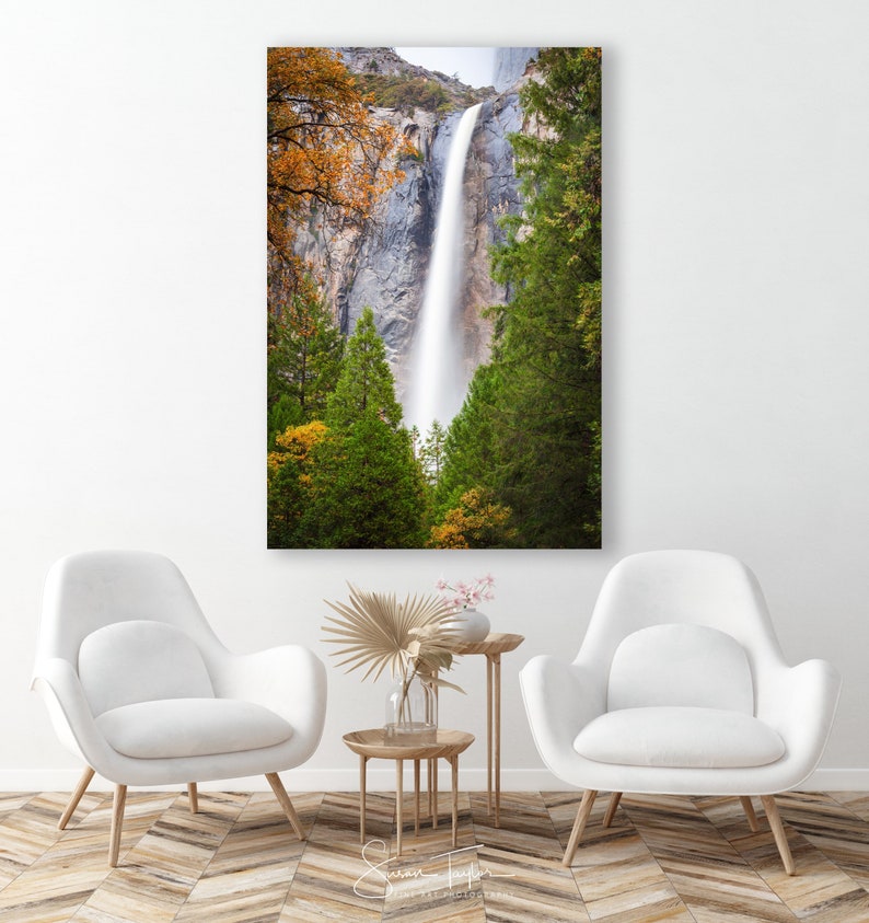 Yosemite Large Canvas Wall Art Waterfall Bridalveil Falls - Etsy