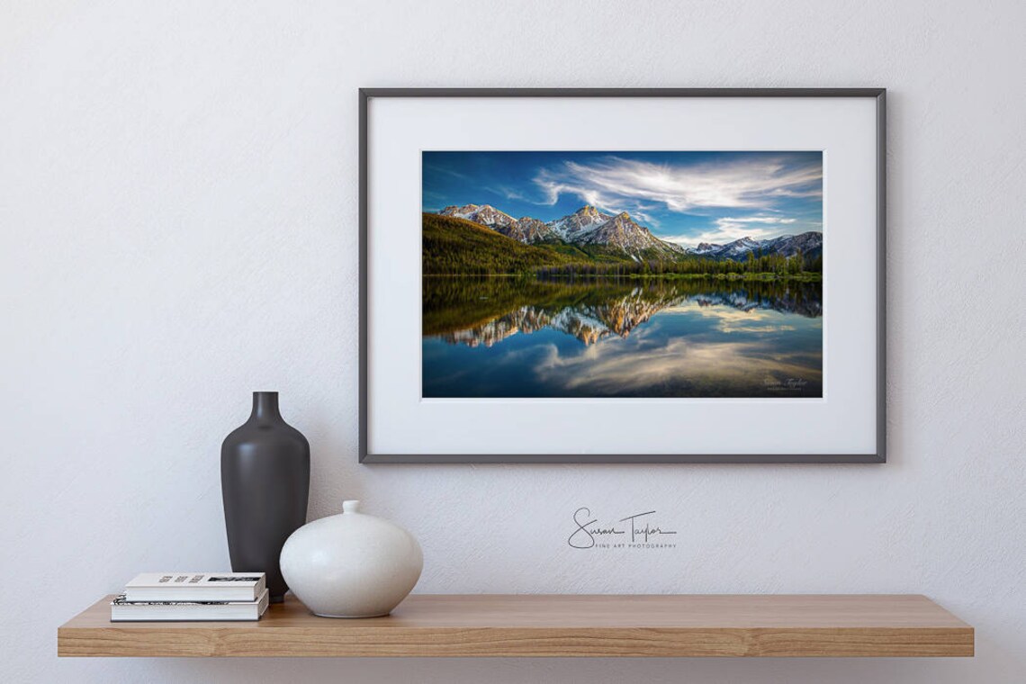 Oversized Wall Decor Sawtooth Mountain Photo Idaho Art | Etsy