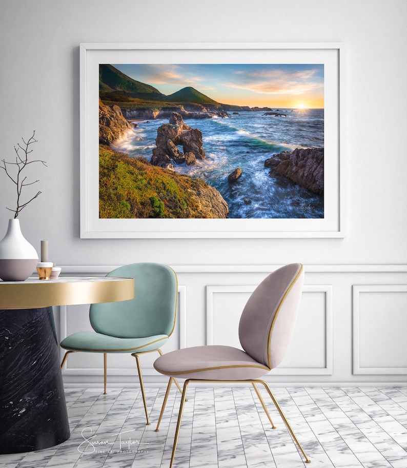 Big Sur Print California Coast Large Seascape Photo Ocean | Etsy