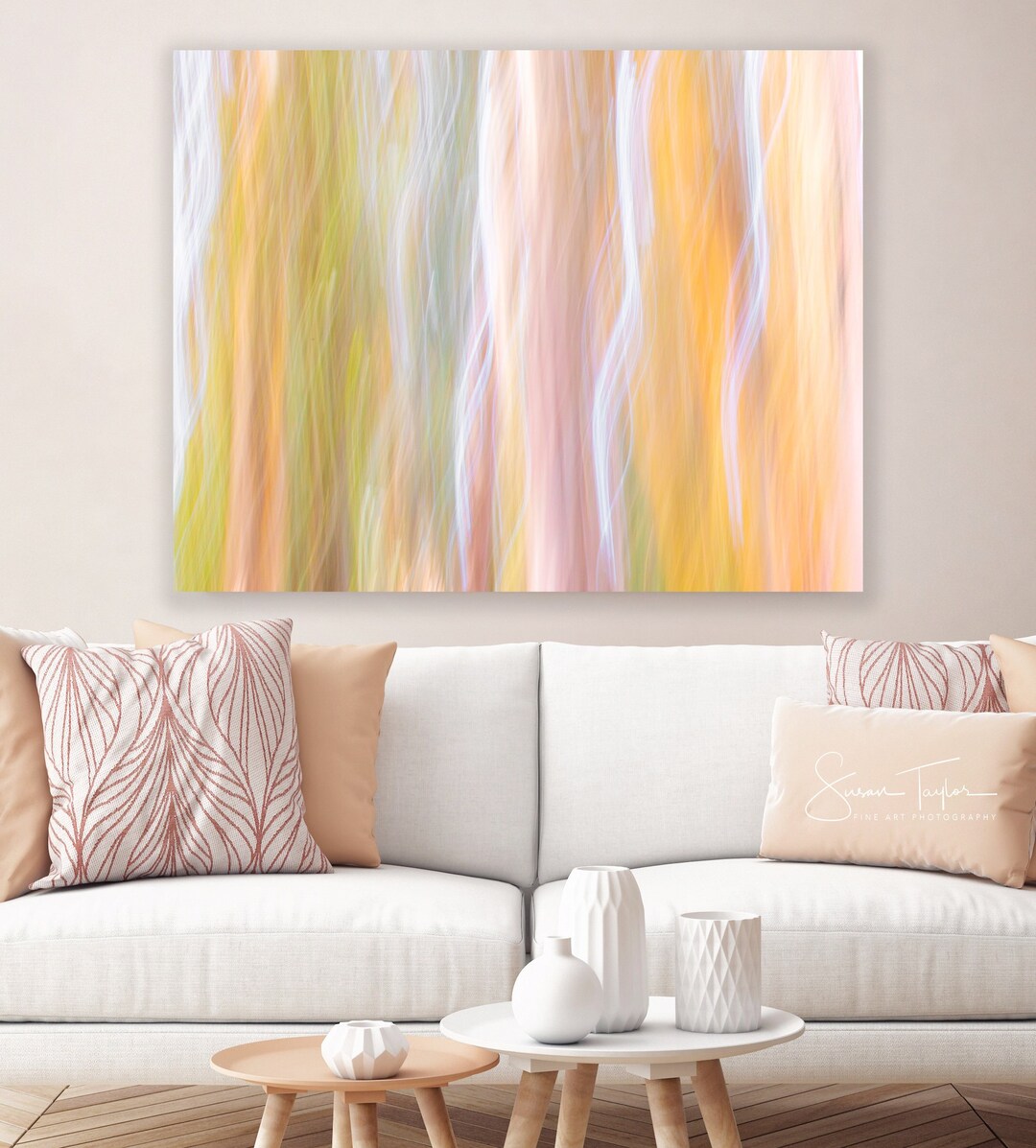 Rustic Wall Art, Large Abstract Tree Photography, Dreamy Glow Print ...