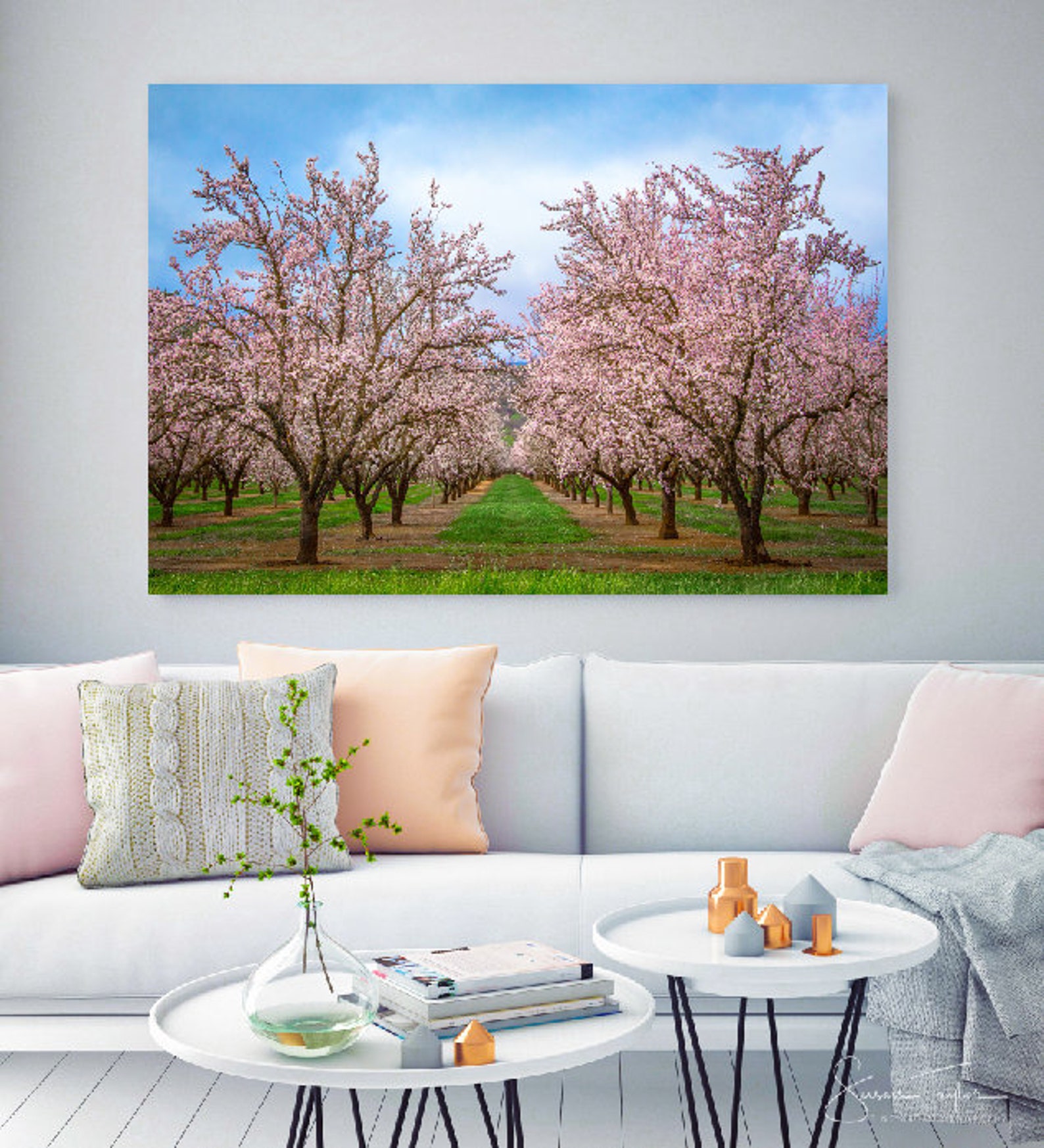 Tree Photography Large Nature Canvas Tree Blossom Print | Etsy