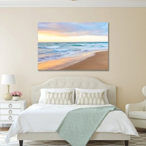 Ocean Metal Print, Monterey Metal Home Decor, Beach Abstract Metal ...