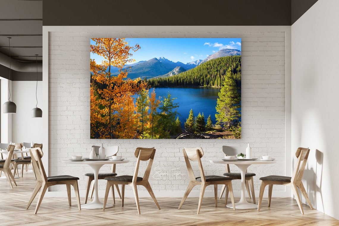 Large Colorado Photograph, Autumn Landscape Print, Rocky Mountain ...