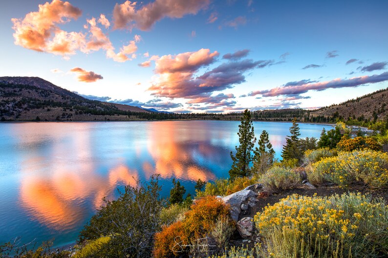 California Landscape Fine Art, June Lake Photo, Autumn Color Print ...