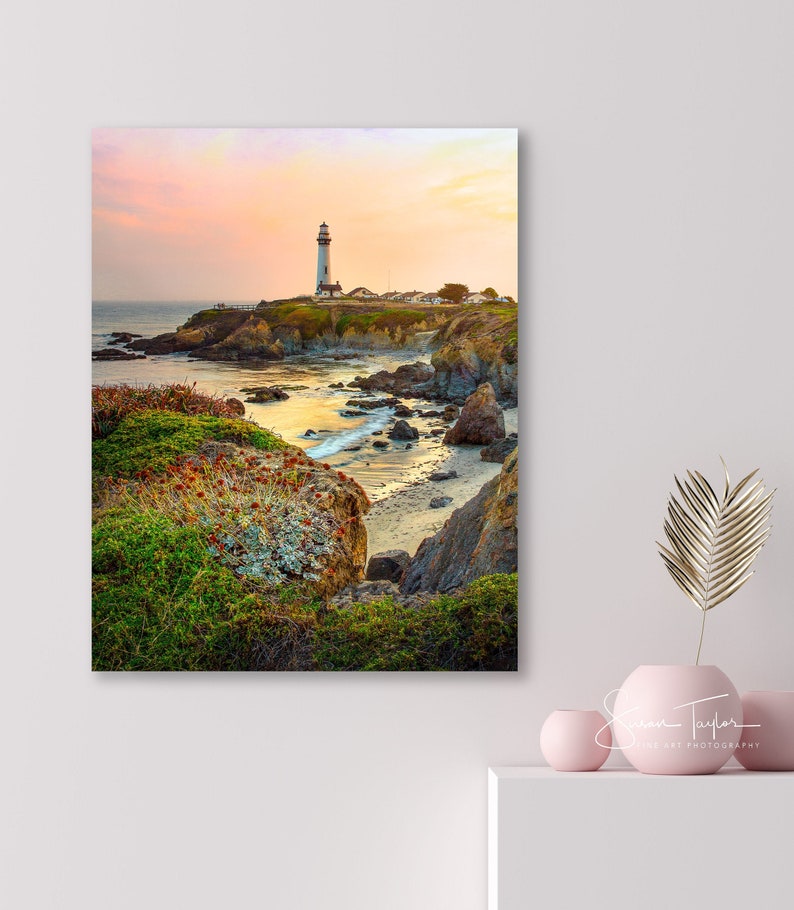 California Ocean Print Pacific Coast Lighthouse Photo - Etsy
