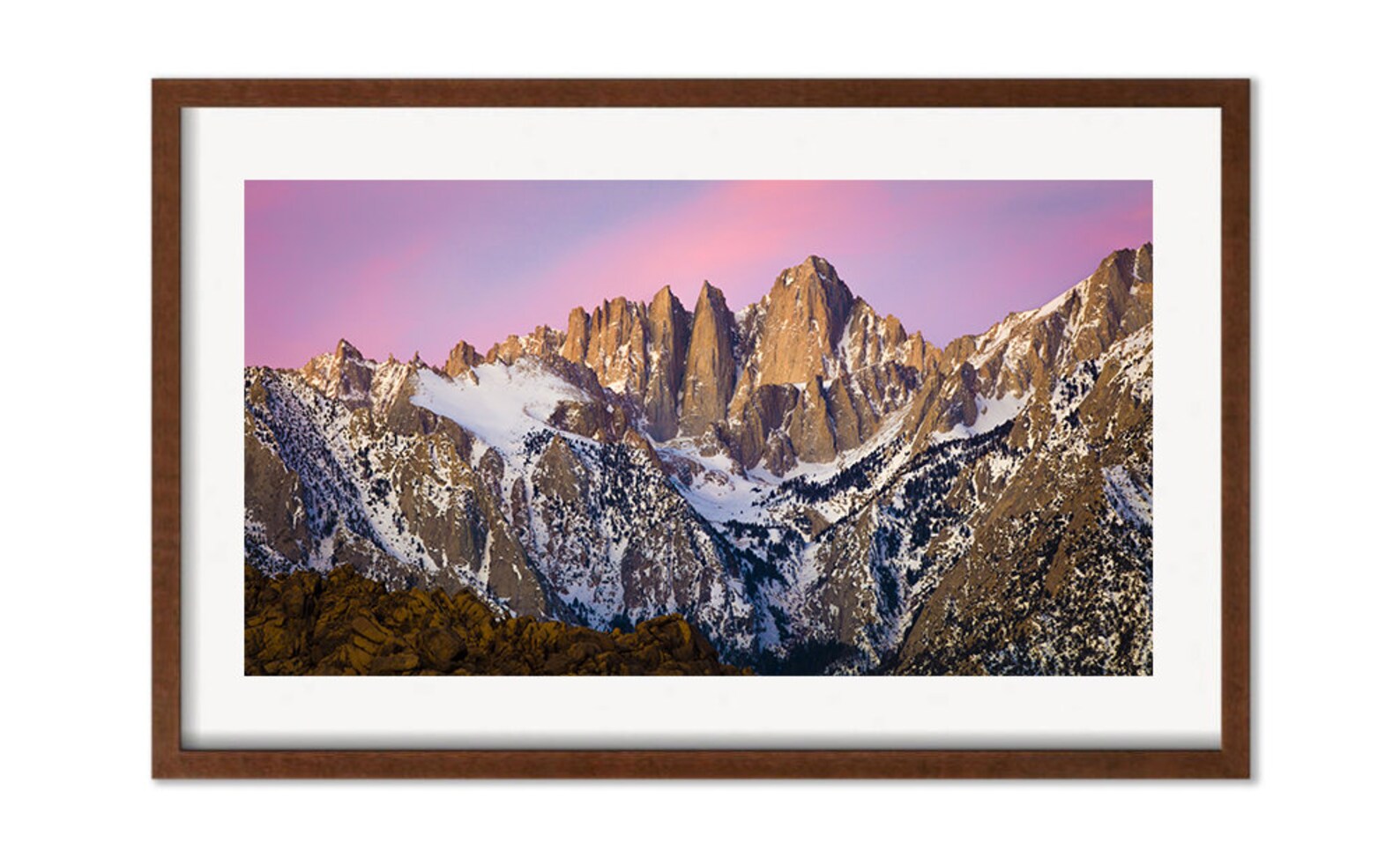 Mt. Whitney Panorama Mount Whitney Print Large Canvas Art - Etsy