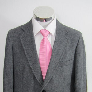 Vintage Adams Row Richman Mens Gray Sport Coat Jacket Blazer Patch ...