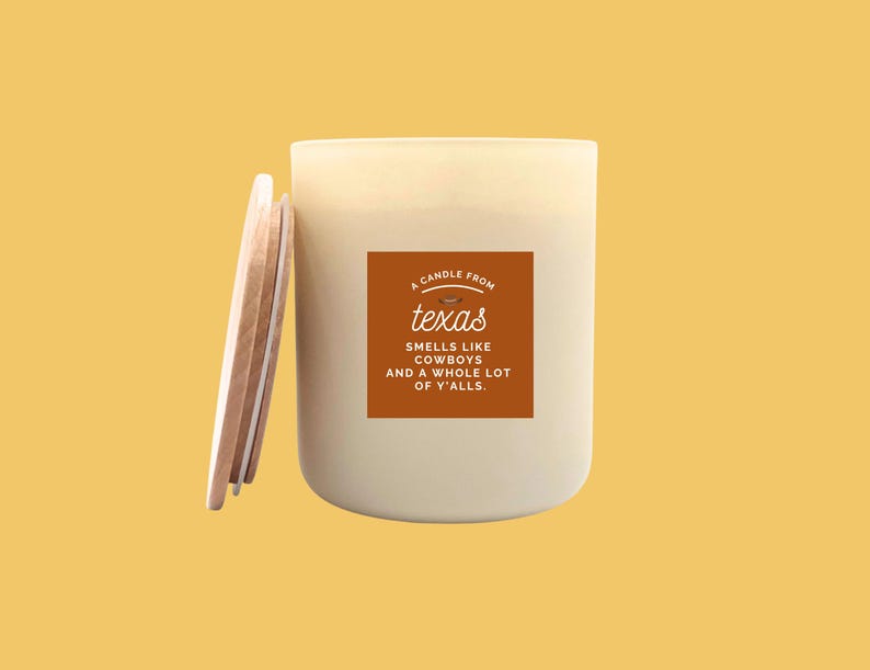 Texas Candle, Candle From Texas, Gift Box From Texas, Housewarming Gift ...