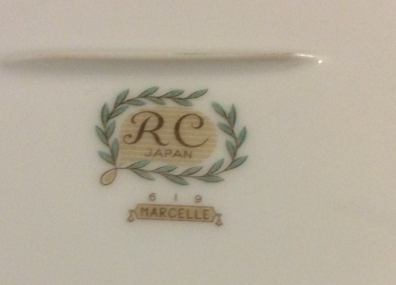 Noritake VINTAGE 618 Oval Serving Platter Rc Backstamp - Etsy Sweden