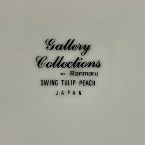Set of 7 Ranmaru SWING TULIP PEACH Salad Plates Gallery Collection ...