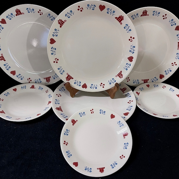 Corelle Blue Hearts - Etsy