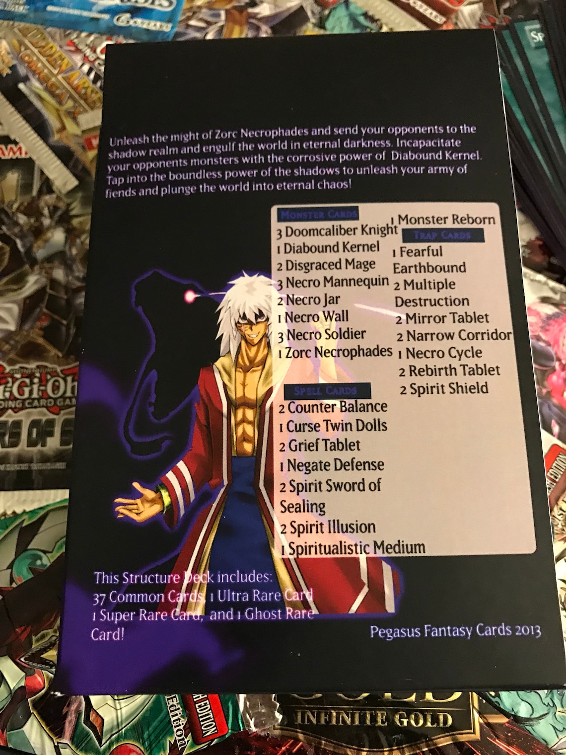 Orica Custom Structure Deck! Bakura's Requiem of the Wicked! - Etsy