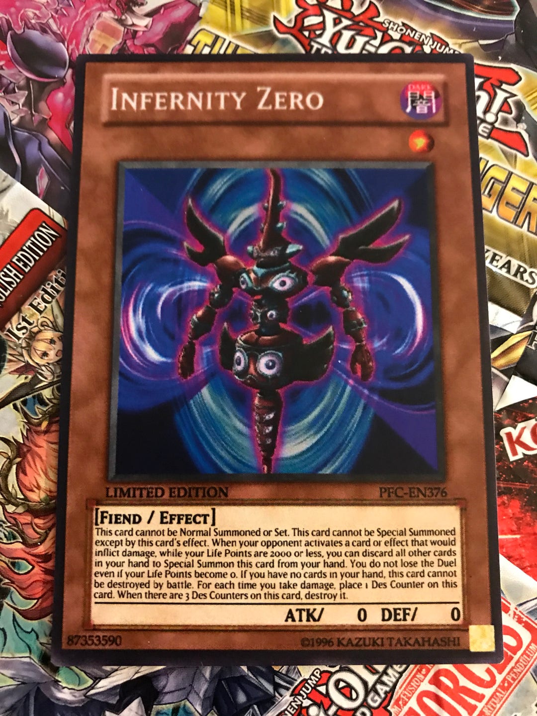 Custom Orica Card Infernity Zero - Etsy