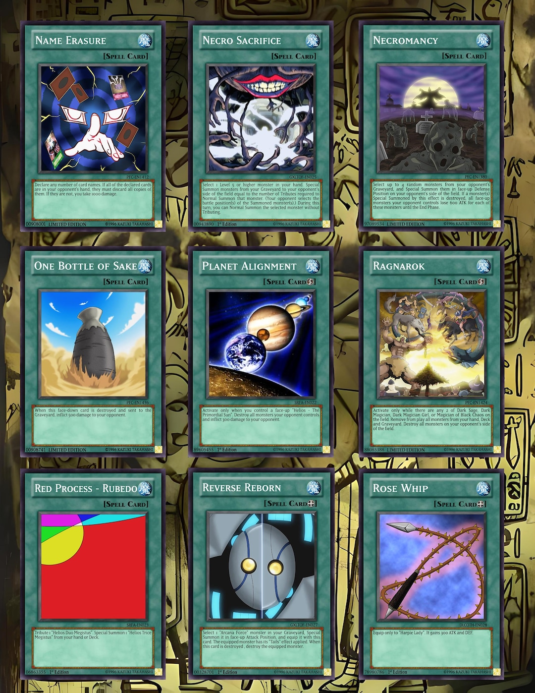 Orica Custom Spell Card! Choose Your Card! List 2! - Etsy