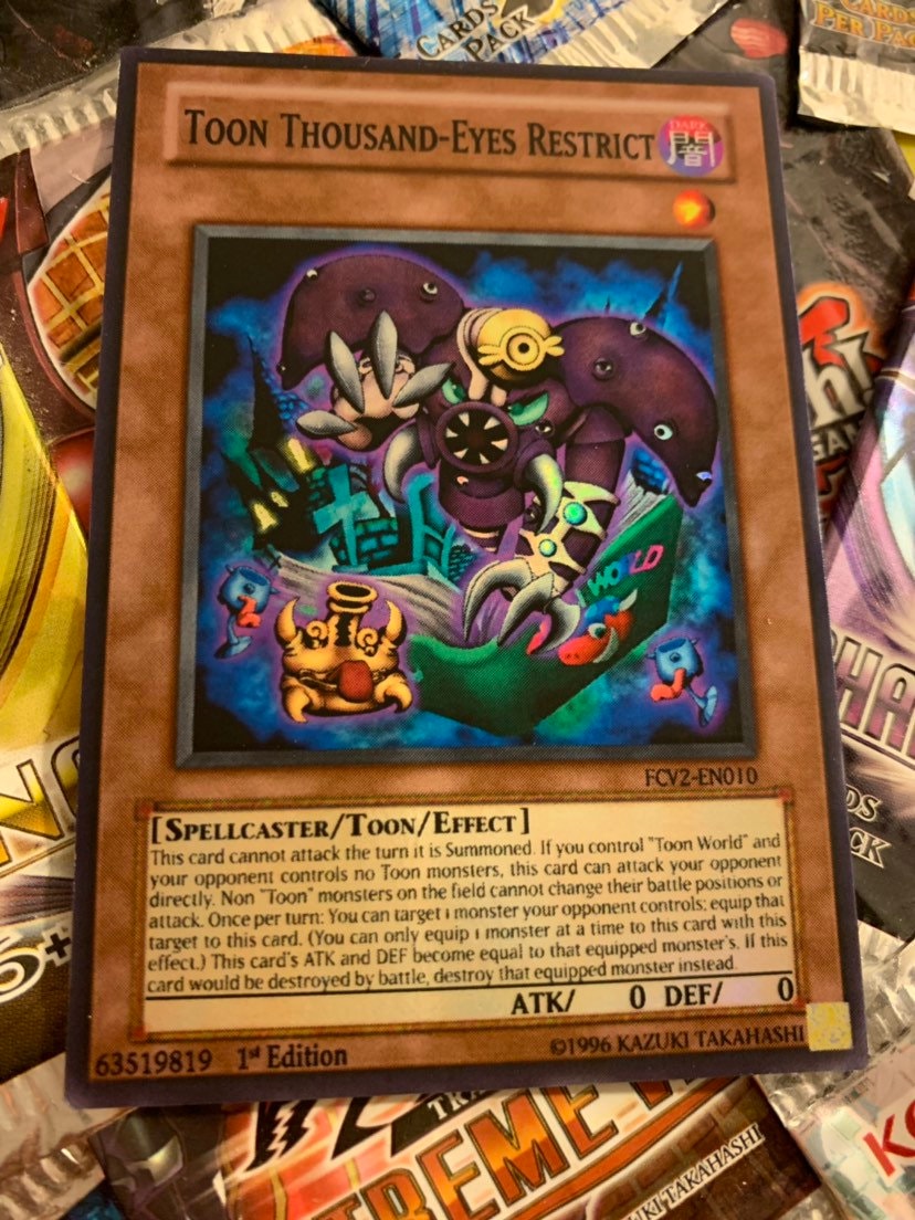 Custom Orica Card Toon Thousand Eyes Restrict - Etsy Singapore