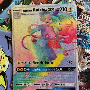 Custom Pokewaifu Alolan Raichu GX! - Etsy
