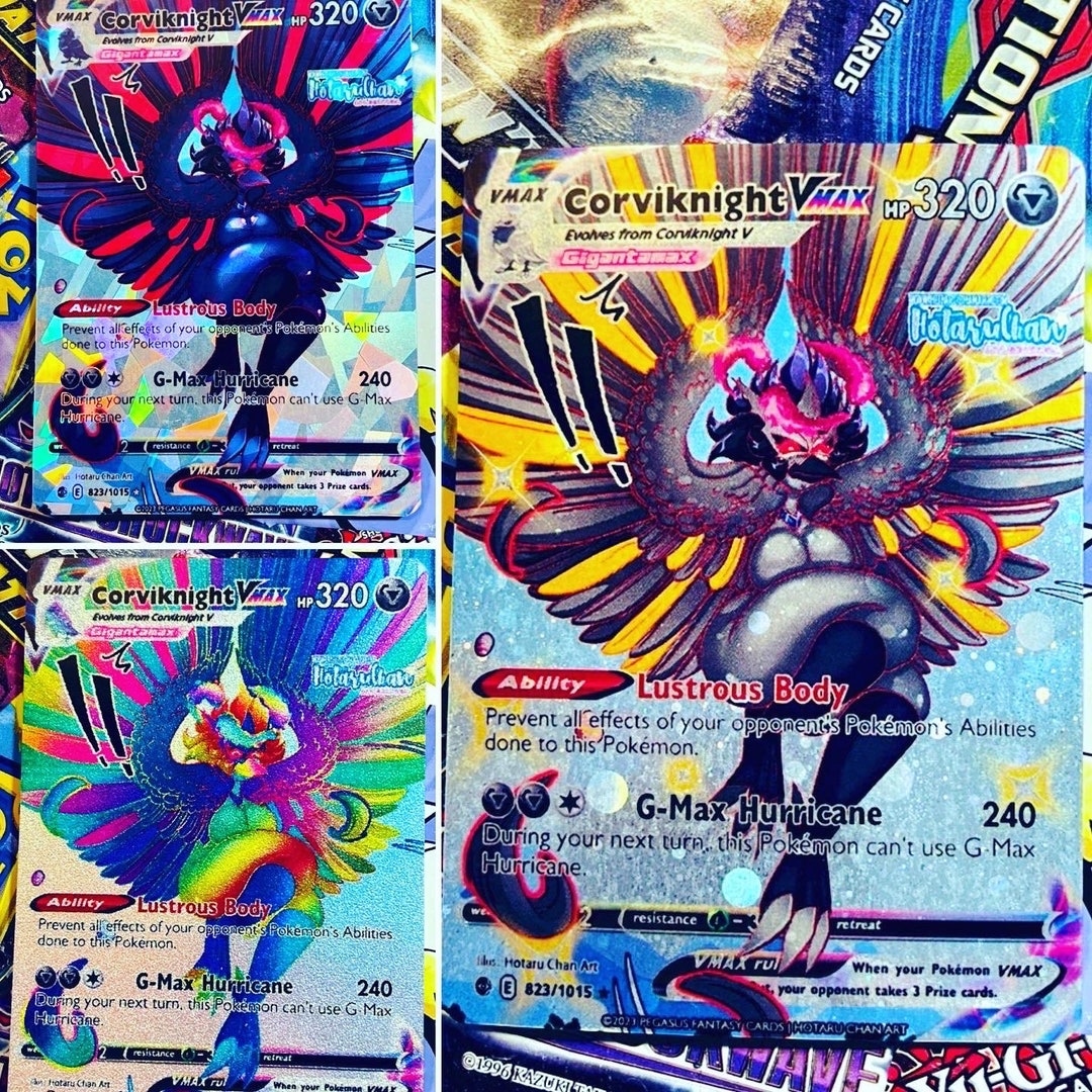 Custom Full Art Corviknight Vmax - Etsy
