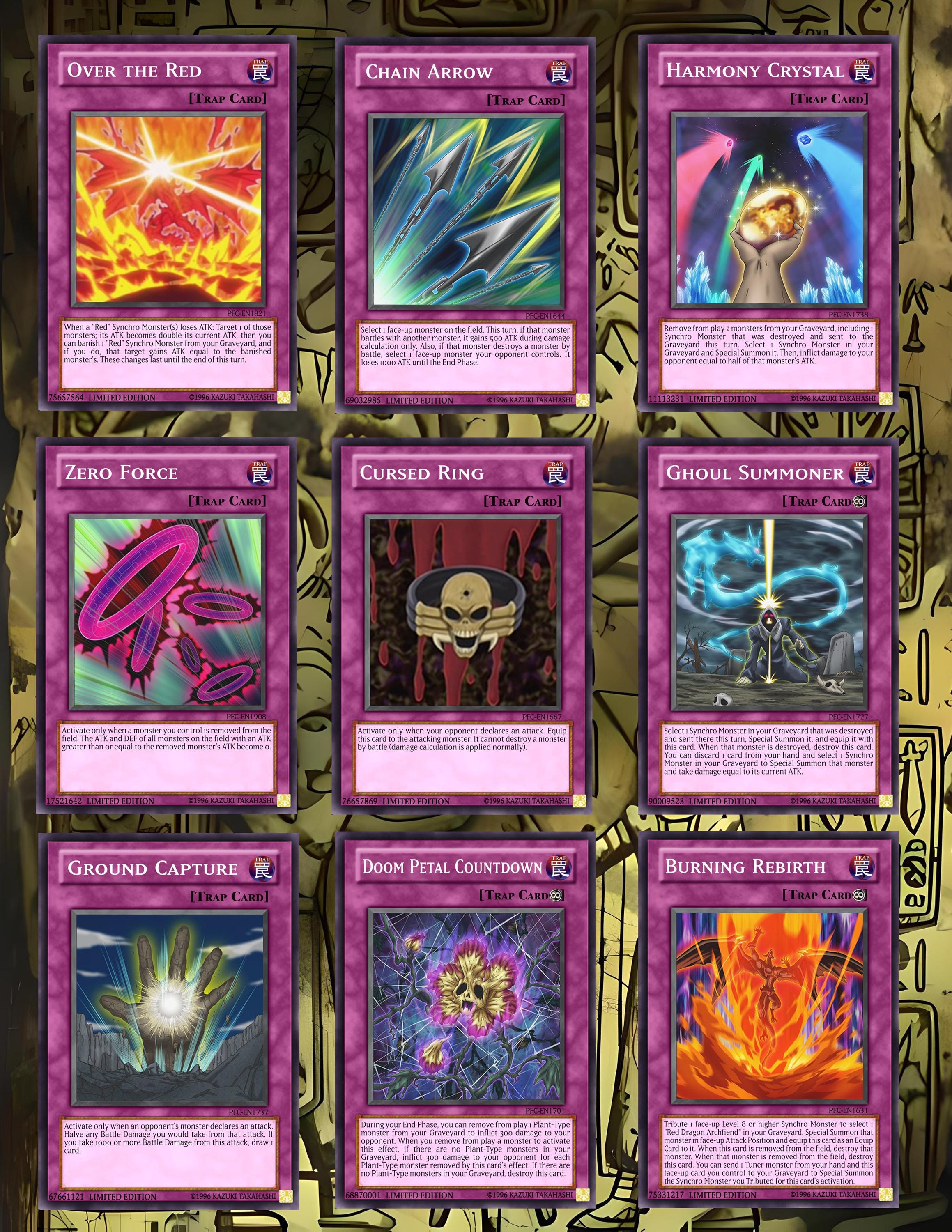 Orica Custom Trap Card! Choose Your Card! List 3! - Etsy