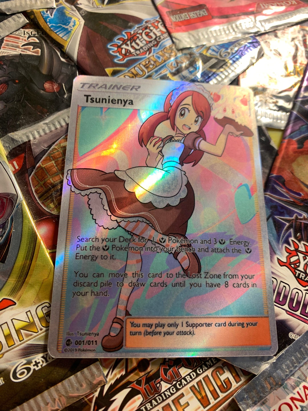 Orica Custom Trainer Full Art Card! Tsunienya! - Etsy