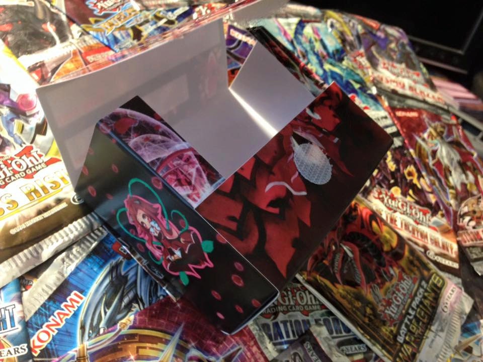 Yugioh Paper Deck Box Akiza and Black Rose Dragon Deck Box - Etsy