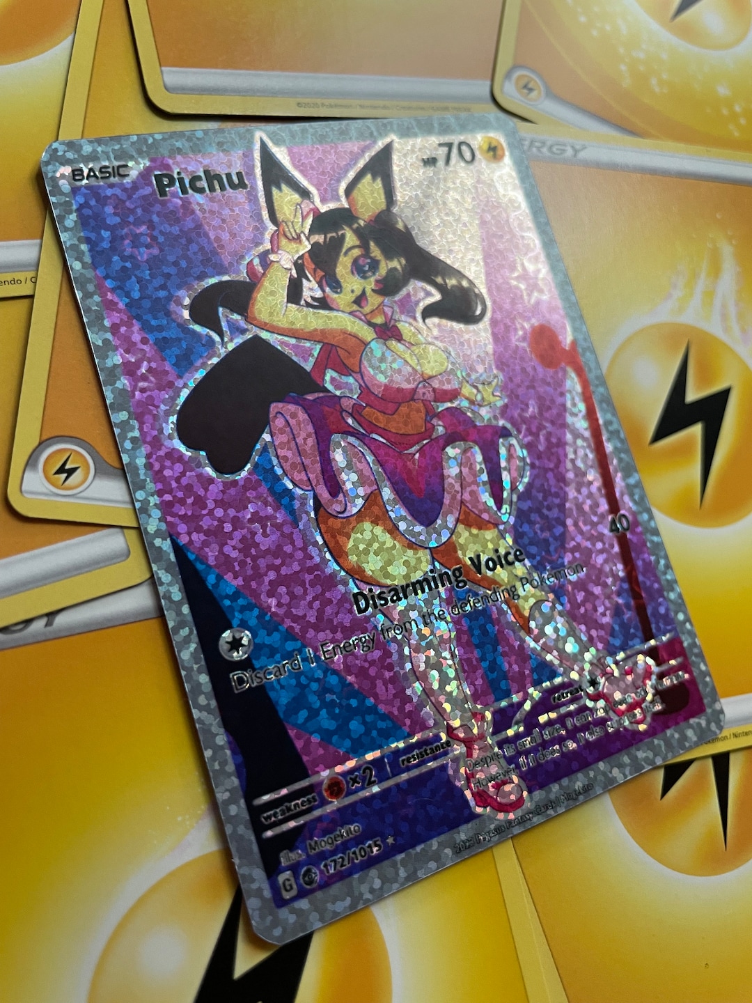 Custom Full Art Card! Idol Pichu! - Etsy