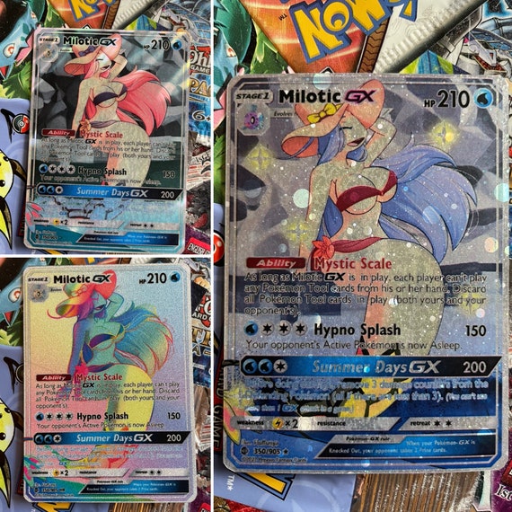Custom Pokewaifu Milotic GX - Etsy Australia