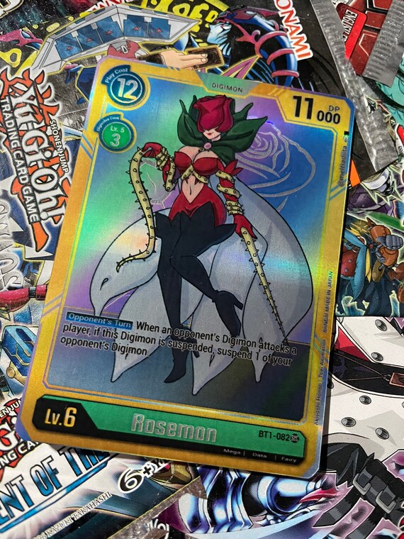 Digimon Rosemon Card