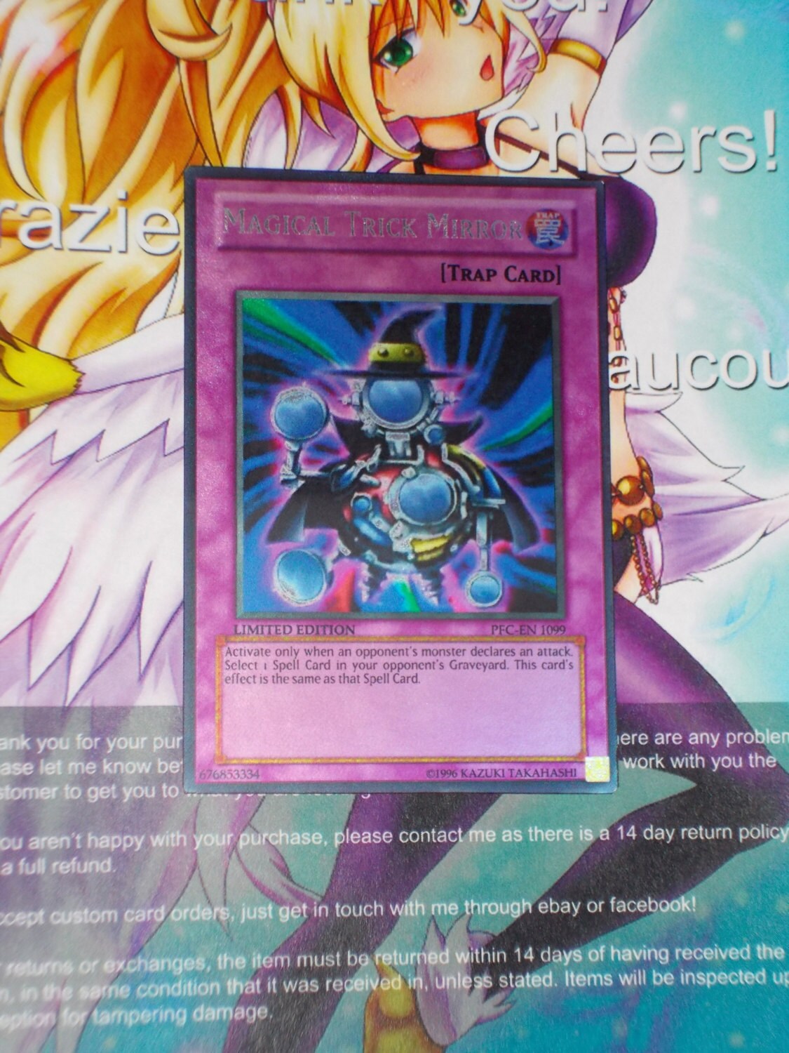 Orica Custom Trap Card Choose Your Card List 1 - Etsy