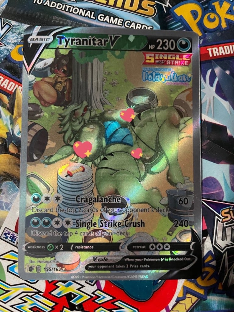 Custom Full Art Tyranitar V | Etsy