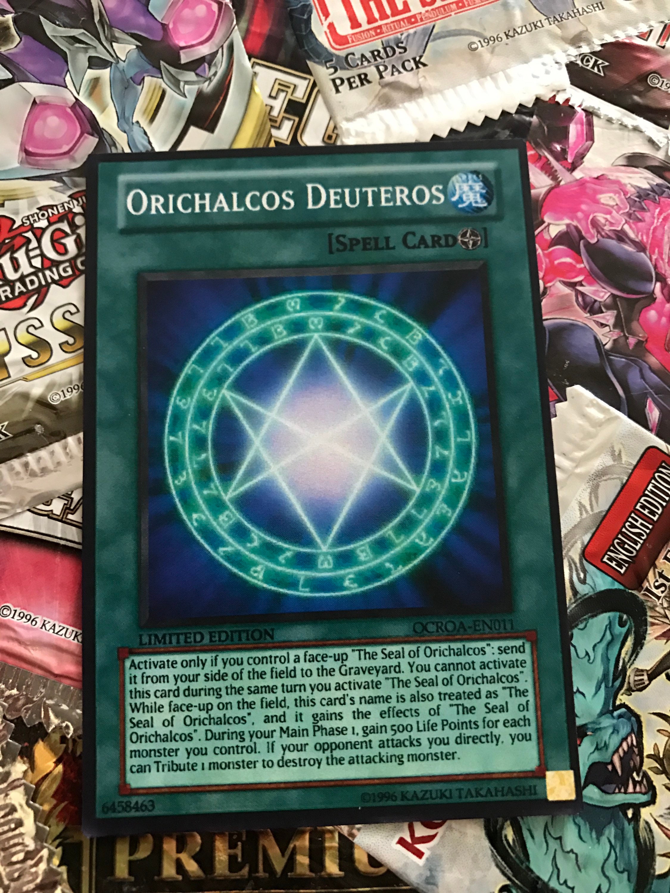 Custom Card the Seals of Orichalcos! - Etsy