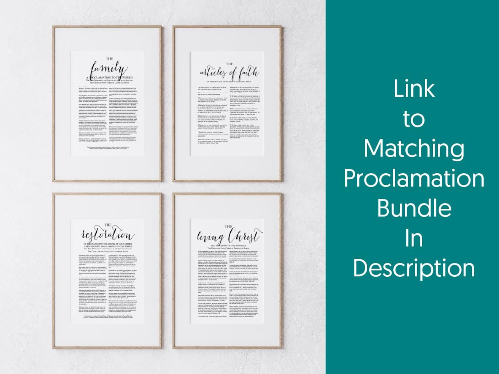 LDS Temple Blessings Promises Printable | LDS Temple Poster | Lds ...